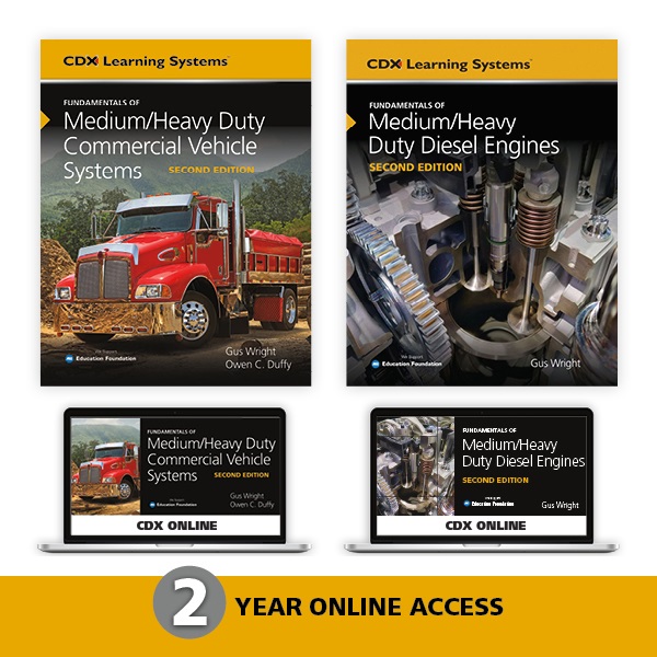 Truck Text & CDX Online (2 Year) New 2nd Editions Bundle: Medium/Heavy ...