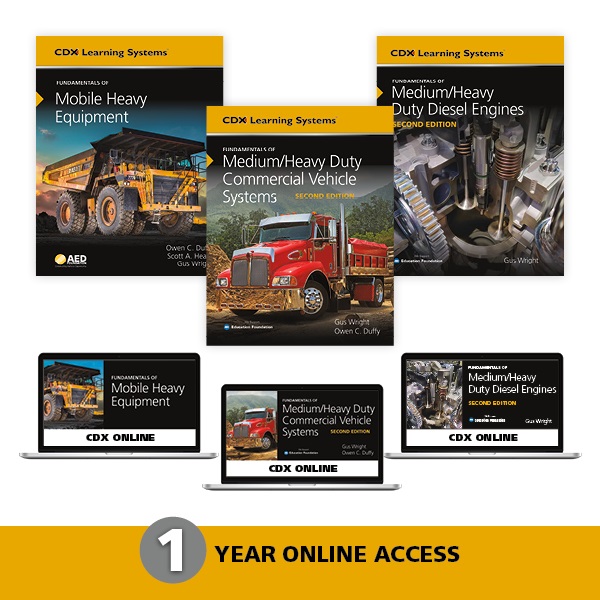Truck & Equipment Bundle: Mobile Heavy Equipment Textbook + 1 Year CDX ...